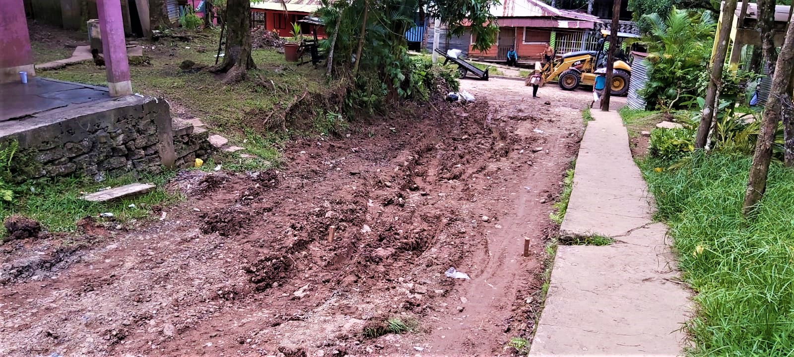 Vecinos tendrán sus 100 metros de calle - Noticias Bluefields